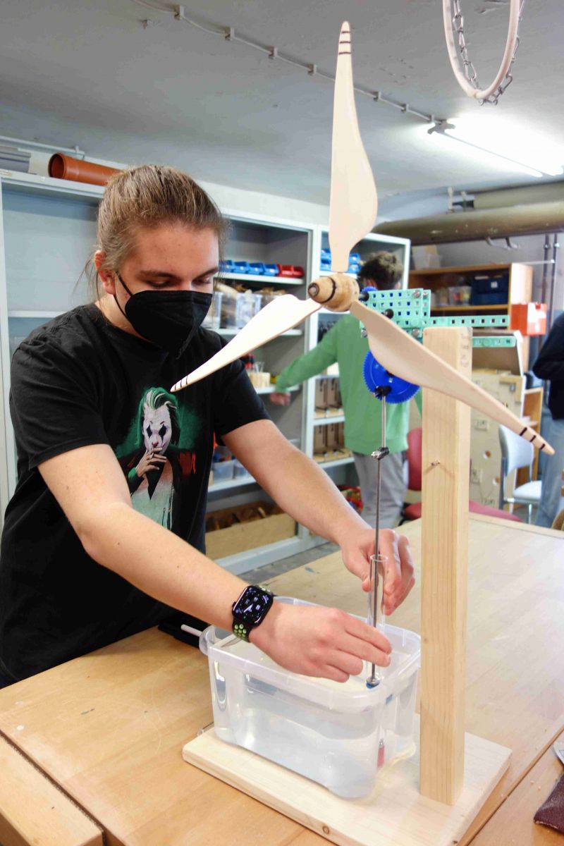 Mit Windkraft Wasser fördern – 2021/2022: Heisenberg Gymnasium